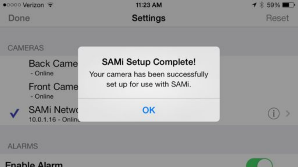 SAMi-2 Camera Setup Guide (Home Wi-Fi) – SAMi Support
