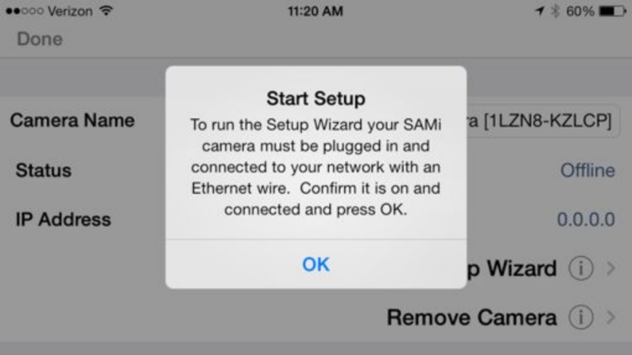 SAMi-2 Camera Setup Guide (Home Wi-Fi) – SAMi Support